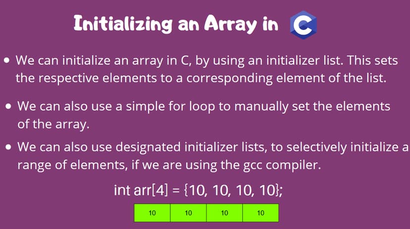 Initialize an Array in C | DigitalOcean