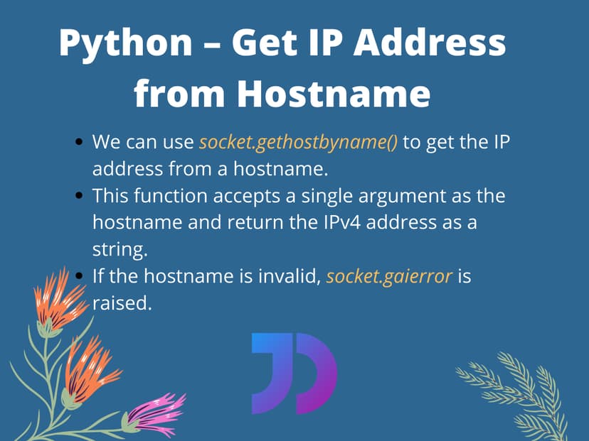Python - Get IP Address from Hostname | DigitalOcean
