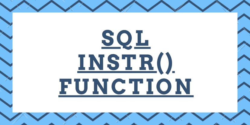 How to implement the SQL INSTR() function? | DigitalOcean