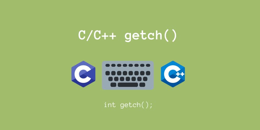 Using the getch() function in C/C++ | DigitalOcean