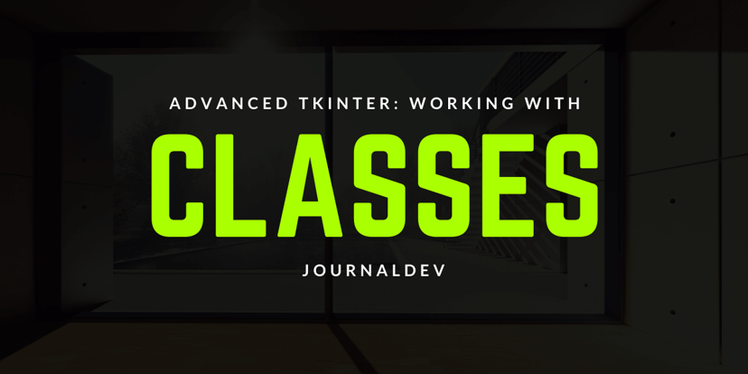 Advanced Tkinter: Working with Classes | DigitalOcean